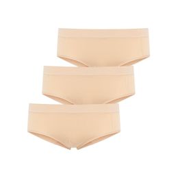 Jockey Boyshorts 'Seamfree Hipster - 3 Pack' female size M Beige