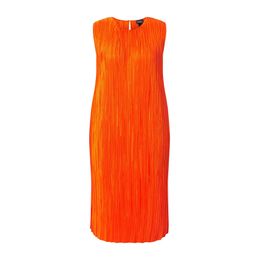 Ulla Popken Kleid Damen Gr&ouml;&szlig;e 62/64 orange Sommerkleid