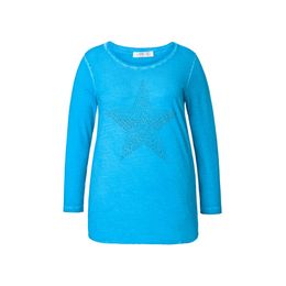 Angel of Style Shirt Damen Gr&ouml;&szlig;e XXL/XXXL t&uuml;rkis / silber