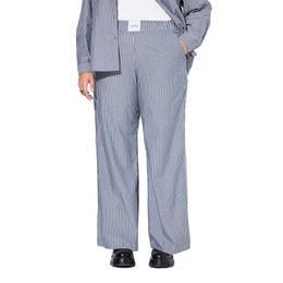 Studio Untold Pants female size 52 marine blue / natural white
