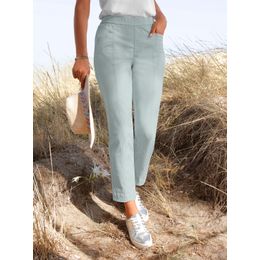 WITT Damen Schlupfjeans mit Stretch-Anteil, kalkmint, Gr&ouml;&szlig;e 54