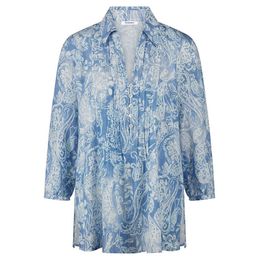 Peter Hahn - Long-Bluse, blau, Gr. 44 / L