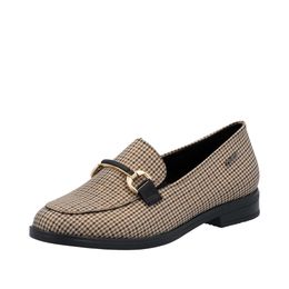 Rieker Slipper ' 46264 ' Damen Gr&ouml;&szlig;e 38 beige / schwarz Sommerschuhe