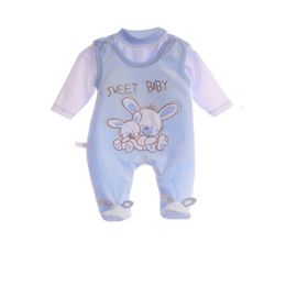 La Bortini Set Jungen Gr&ouml;&szlig;e 50/56 himmelblau