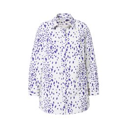 Studio Untold Bluse Damen Gr&ouml;&szlig;e L/XL violettblau / wei&szlig;