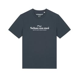 Watapparel Shirt Herren Gr&ouml;&szlig;e M anthrazit / wei&szlig;