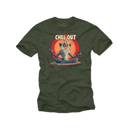 Makaya Shirt 'Ruf Chill' Herren Gr&ouml;&szlig;e 4XL blau