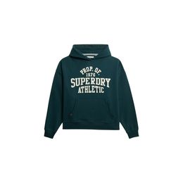 Superdry & Co Sweatshirt 'Athletic Essentials' Damen Gr&ouml;&szlig;e M smaragd / wei&szlig;