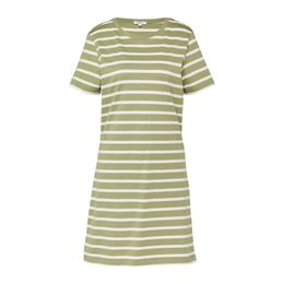 s.Oliver Kleid Damen Gr&ouml;&szlig;e 36 oliv / wei&szlig; Sommerkleid