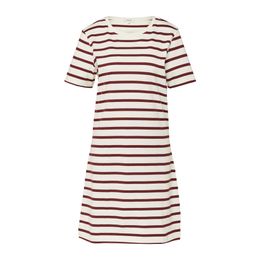 s.Oliver Kleid Damen Gr&ouml;&szlig;e 40 bordeaux / wei&szlig; Sommerkleid