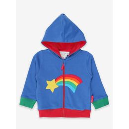 Toby tiger Sweatjacke 'Sternschnuppen' M&auml;dchen Gr&ouml;&szlig;e 104 blau