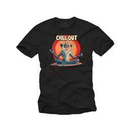 MAKAYA Shirt 'Ruf Chill' male size XXXL Black