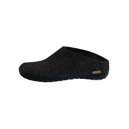glerups Slippers 'Naturkautschuksohle Schwarz' female size 47 Black