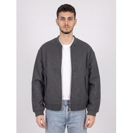 Only & Sons Only & Sons &Uuml;bergangsjacke 'Worf Life Bomber Jacket OTW -- Dark Grey Melange Men's Jacket ONLY & SONS' Herren Gr&ouml;&szlig;e XL grau Sommerjacke