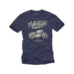 Makaya Shirt 'Being first' Herren Gr&ouml;&szlig;e XL blau