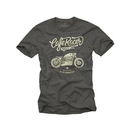 MAKAYA Shirt 'Being first' male size L Grey