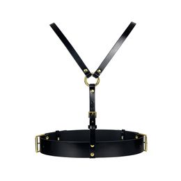 Haute Cuir Belt 'Prestige Harness' female size 65/75 Black