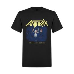 Rockshirts Shirt 'Anthrax Among the Living T-Shirt' Herren Gr&ouml;&szlig;e L schwarz