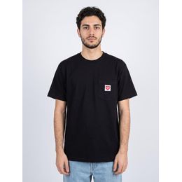 Carhartt Work In Progress Carhartt Wip Shirt 'S/S POCKET HEART T-SHIRT' Herren Gr&ouml;&szlig;e M schwarz