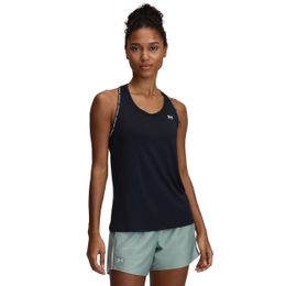 Under Armour Damen Tanktop "TECH KNOCKOUT TANK", wei&szlig;, Gr. S, Obermaterial: 90% Polyester, 10% Elasthan, Tops, &auml;rmelloses Design, mit