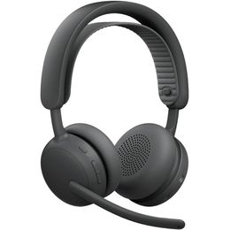 Logitech Wireless-Headset "Zone Wireless 2 ES for Business (UC Version)", B:18,36cm H:18,52cm T:7,3cm, grau, Kopfh&ouml;rer