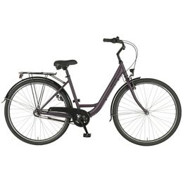 Prophete Cityrad "Prophete Geniesser 100", 46cm, 28 Zoll (71,12cm) hinten: 28 Zoll (71,12cm), lila, Fahrr&auml;der