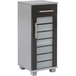 Unterschrank Schildmeyer, B:30cm H:75cm T:32,5cm, grau, Badezimmer, Schr&auml;nke, "Nikosia, Unterschrank, Made in Germany, B: 30 cm", Solide Verarbeitung