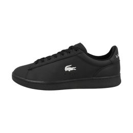 Lacoste Herren Sneaker "Lacoste Carnaby Set 225 Sneaker low Herren Schuhe", Gr. 45, schwarz, Glattleder, Schuhe, Verst&auml;rkte Ferse