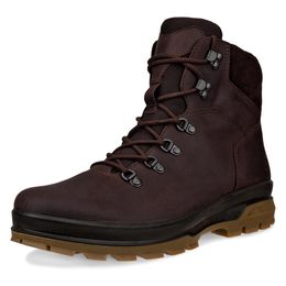 Ecco Herren Schn&uuml;rboots "Rugged Track Wp Lace Boot", Gr. 41, braun, Leder, Textil, Schuhe, Winterboots, Outdoorboots, Schn&uuml;rstiefelette,