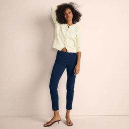 LANDS' END Slim Fit 7/8-Chinos Mid Waist f&uuml;r Damen, Damen, size: regular, Blau, Baumwolle/Lyocell (Viskose)/Baumwoll-Mischung, by Lands' End