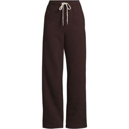 Jogginghose mit geradem Bein SERIOUS SWEATS f&uuml;r Damen in Plus-Gr&ouml;&szlig;e, Damen, size: plus, Braun, Baumwoll-Mischung/Polyester-Mischung, by Lands' End