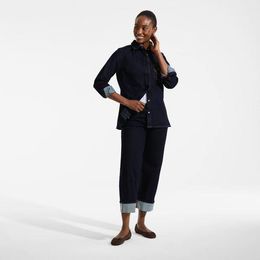 LANDS' END Lands' End x Lulu Guinness Jeansbluse f&uuml;r Damen, Damen, size: regular, Blau, Baumwolle/Baumwoll-Mischung, by Lands' End