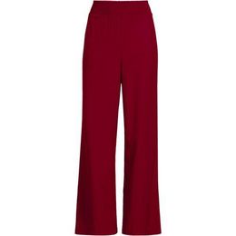 LANDS' END Dehnbund-Hose f&uuml;r Damen, Damen, size: regular, Rot, Baumwolle/Viskose/Baumwoll-Mischung, by Lands' End
