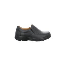 Jomos Herren Sneaker "Slipper Glattleder", Gr. 41, schwarz, Obermaterial: 100% Rindsleder Leather cow., Schuhe