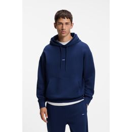 Hugo Herren Sweatanzug "Nalonso", Gr. XL, blau, Sweatware, Obermaterial: 100% Baumwolle, Sportanz&uuml;ge, Regular Fit, Reine Baumwolle, Hugo-Label