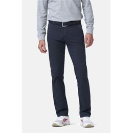 MEYER Herren Chinos "New York 1-5074", blau, Gr. 52, unifarben, 98% Baumwolle, 2% Elasthan, Hosen, in Regular-Fit