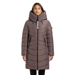 Khujo Damen Steppmantel "ENEF"whisper lila, Gr. L, unifarben, Web, Obermaterial: 100% Polyester. Futter: 100% Nylon. Wattierung: 100% Polyester,