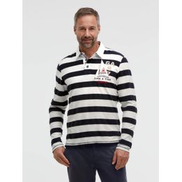 Gaastra Herren Poloshirt, schwarz-wei&szlig;, Gr. S, Piqu&eacute;, Material: 100% Baumwolle, Shirts, mit Seitenschlitze