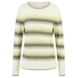 Basler - Rundhals-Pullover, weiss, Gr. 44 / L - Baumwolle