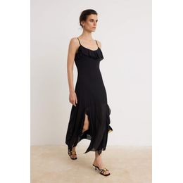 Trendyol Kleid Damen Gr&ouml;&szlig;e 42 schwarz Sommerkleid