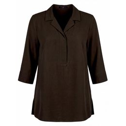 Emilia Lay - Long-Bluse, braun, Gr. 50 / XL