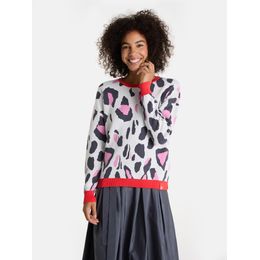 LIEBLINGSST&Uuml;CK LIEBLINGSST&Uuml;CK Damen Strickpullover "BerenikeL", bunt, Gr. 40, 60% Baumwolle, 40% Viskose, Pullover, mit Baumwolle und Viskose
