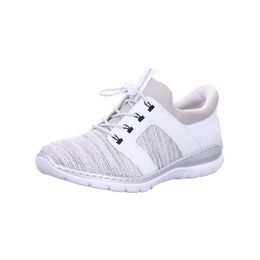 Rieker Sneakers 'Slipper Damen L32G4 40 Kunststoff (Synthetik) in grau' female size 37 Grey