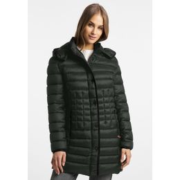 Frieda & Freddies New York Damen Winterjacke "Frieda & Freddies Steppmantel mit Kapuze", gr&uuml;n, Gr. 40, FRIEDA & FREDDIES, 100% Polyamid, Jacken