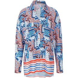 MYBC - Long-Bluse, blau, Gr. 38 / S