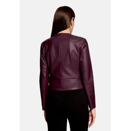 Vera Mont Damen Canvasjacke "Damen mit Rei&szlig;verschluss", lila, Gr. 46, Obermaterial: 100% Polyurethan, 100% Polyester. Besatz: 67% Viskose, 28%
