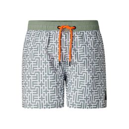 Bogner Fire & Ice Bogner Fire + Ice Badeshorts 'Nelson' Herren Gr&ouml;&szlig;e XL khaki / wei&szlig;