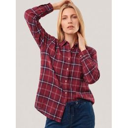 Walbusch Hemdbluse aus Strukturflanell