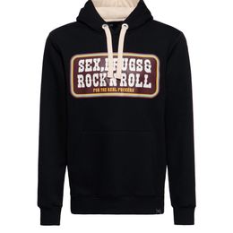 King Kerosin Sweatshirt 'Sex, Drugs & Rock 'N' Roll' Herren Gr&ouml;&szlig;e XL schwarz