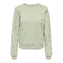 Only Sweatshirt 'ONLAtika' Damen Gr&ouml;&szlig;e XS goldgelb / mint